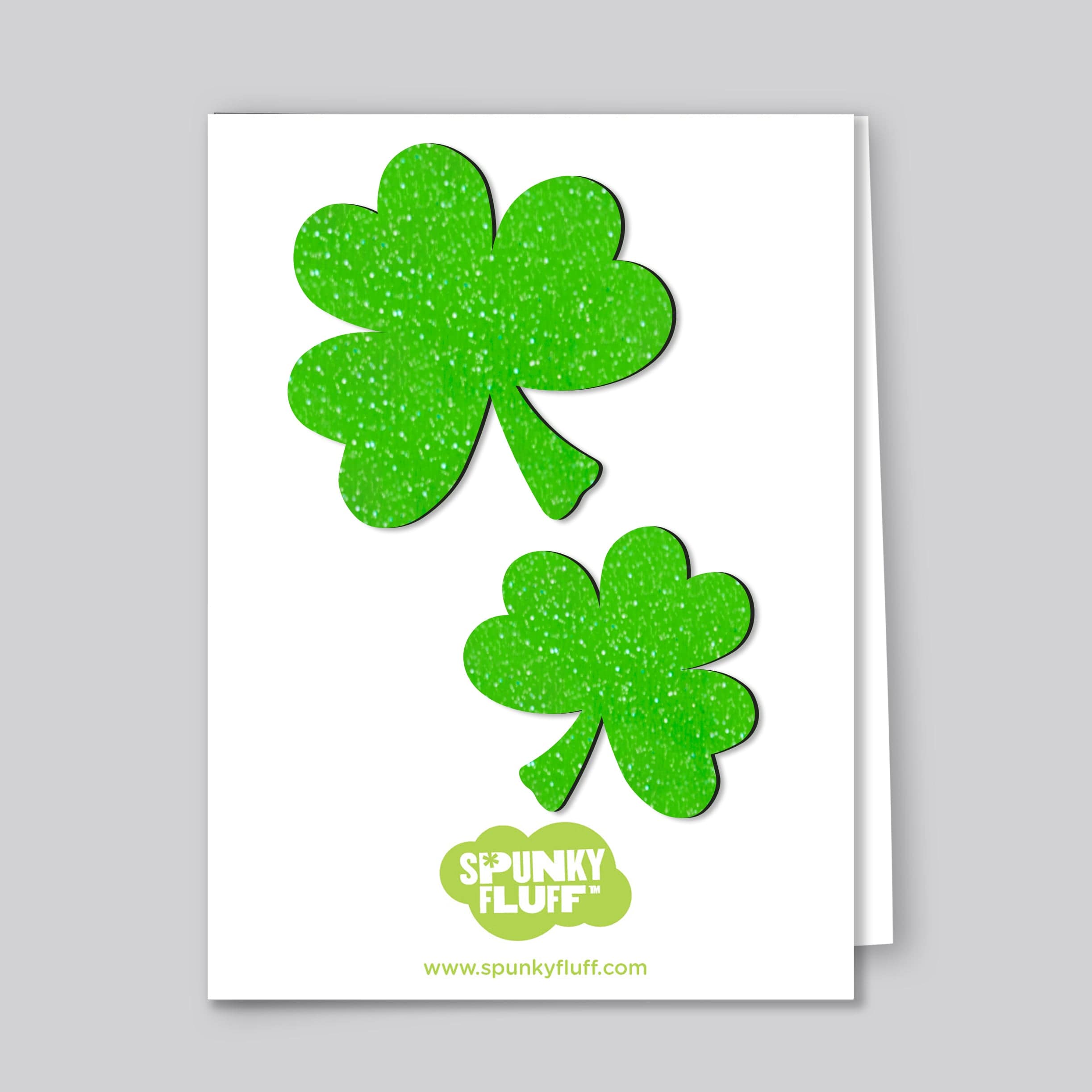 Limited Edition Glitter Shamrock Magnets, St. Patrick's Day Clover Mag ...