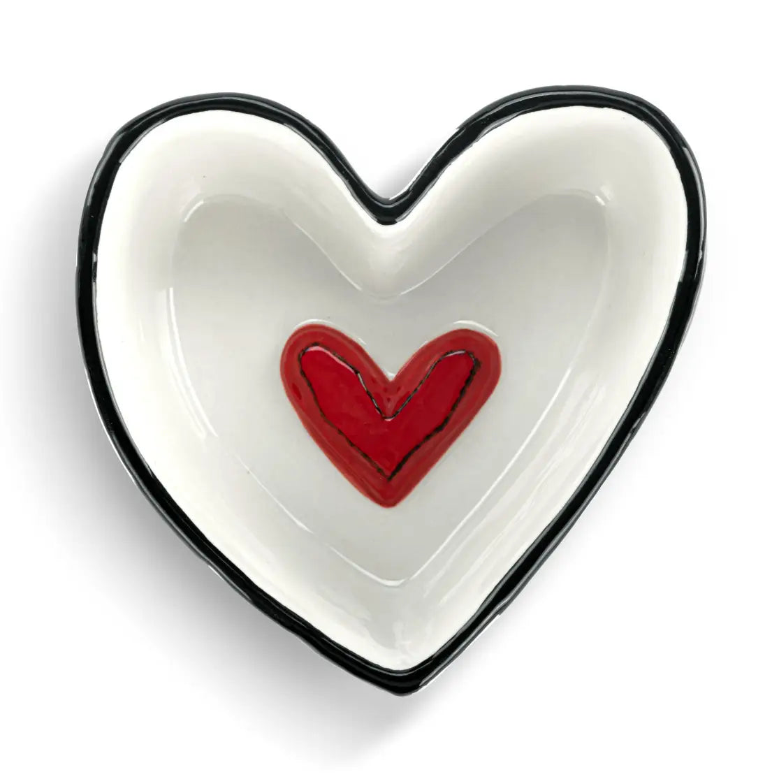 Red Heart Dish – Sticks and Steel