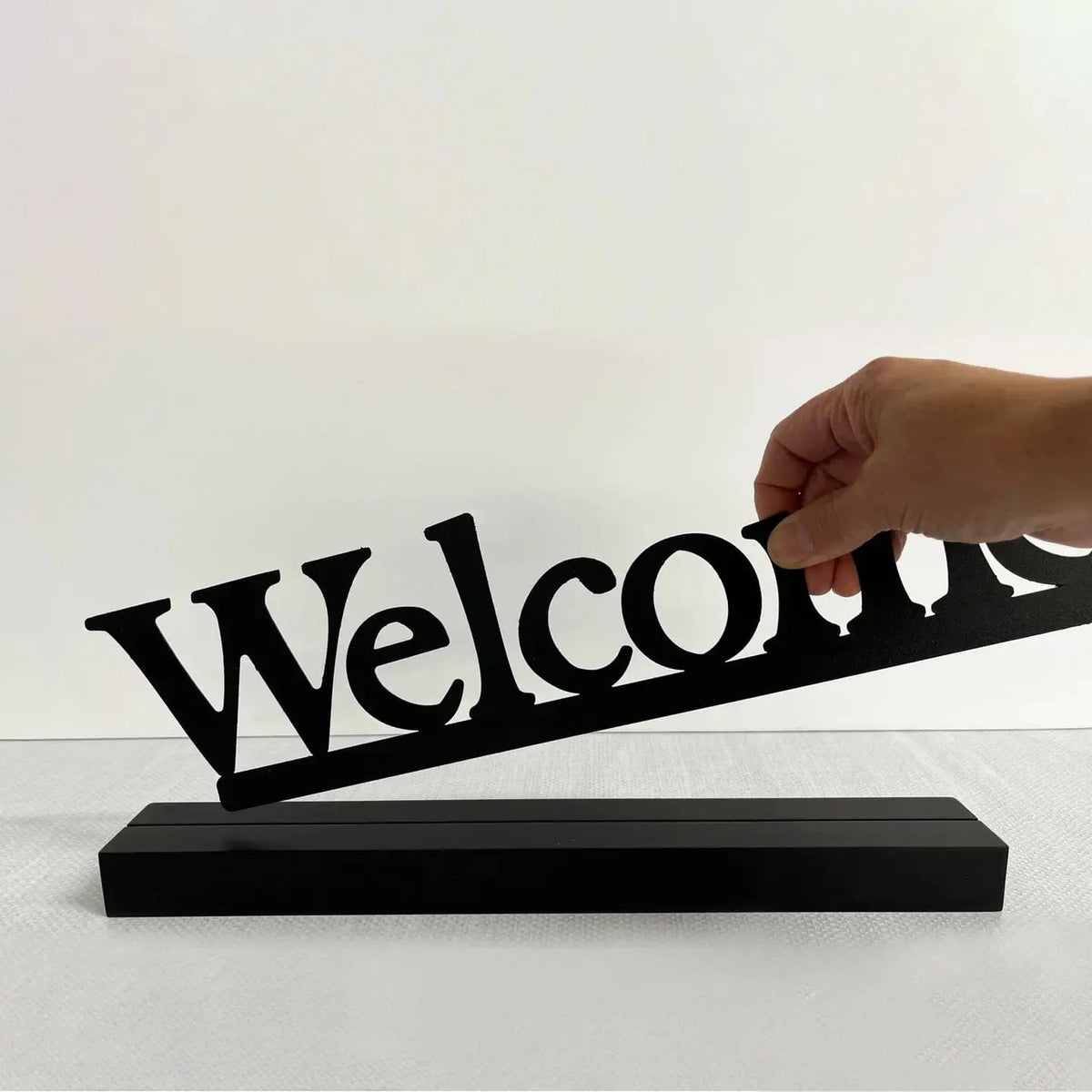 Welcome Magnetic Word – Sticks and Steel