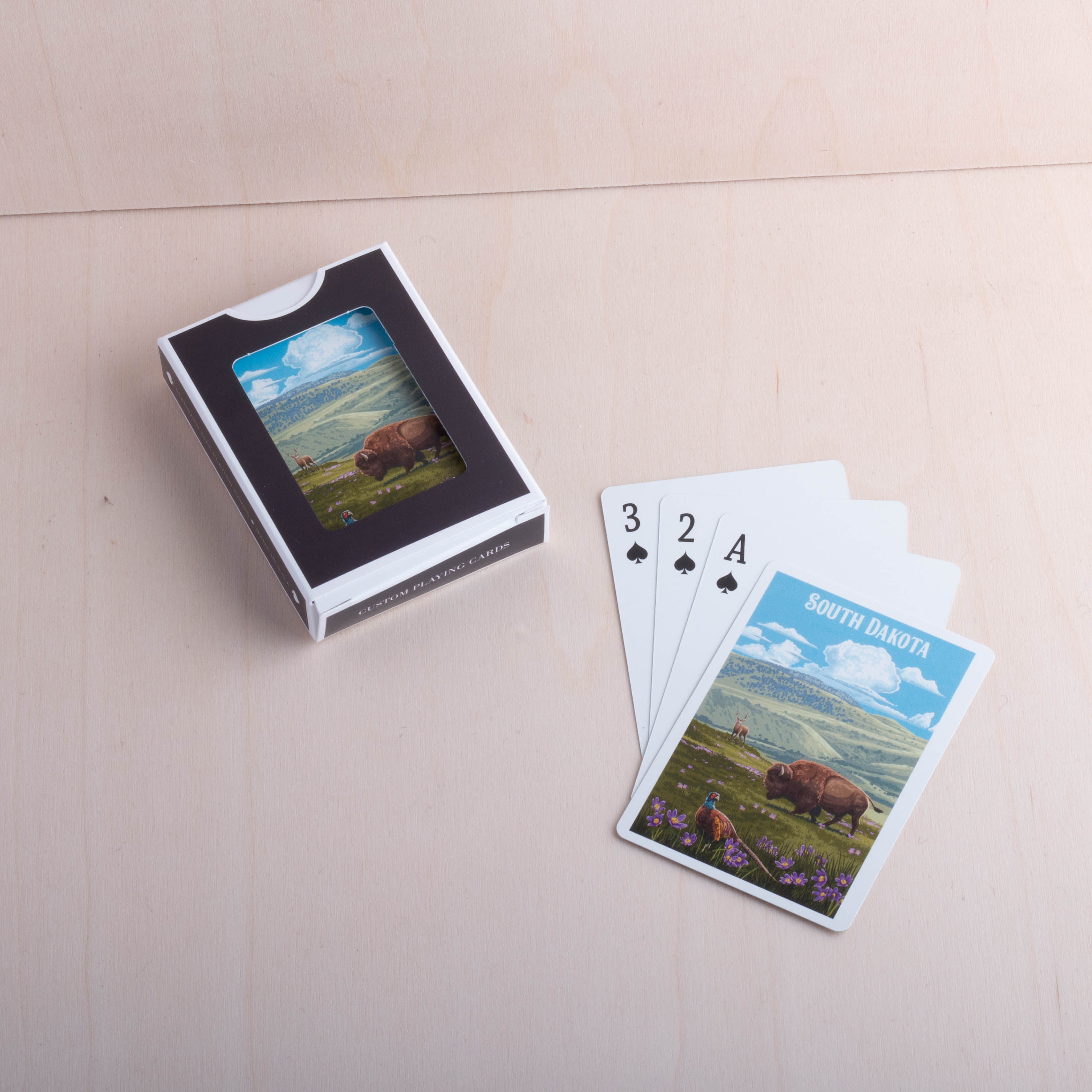 South Dakota Playing Cards – Sticks and Steel